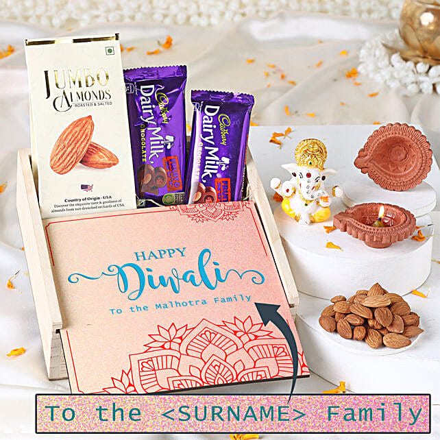 Buy/Send Shubh Diwali Wishes Gift Hamper Online- FNP