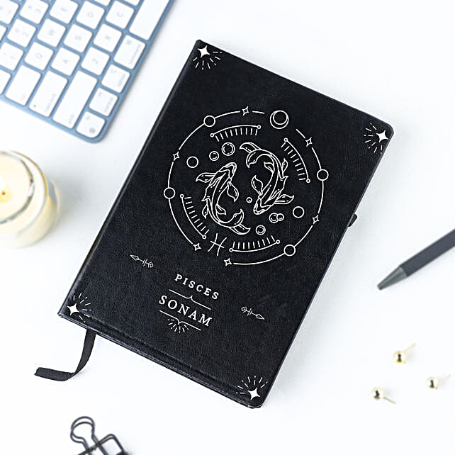 Buy/Send Personalised Notebook Pisces Edition Online- FNP