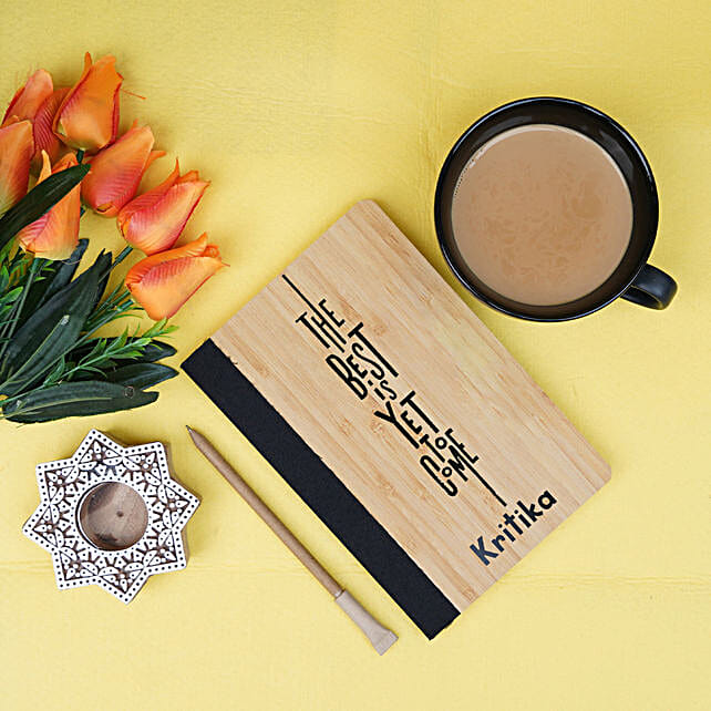 Buy/Send Personalised Classy Notebook & Pen Combo Online- FNP