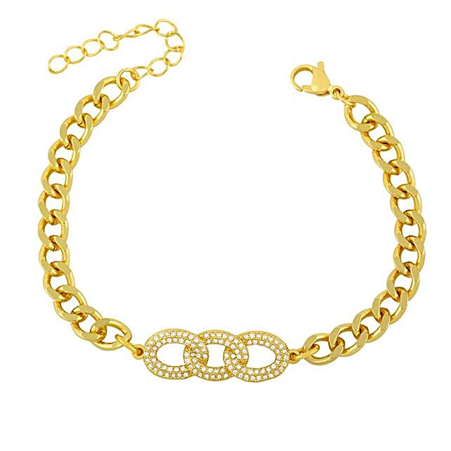 Buy/Send Studded Infinity Bracelet Online- FNP