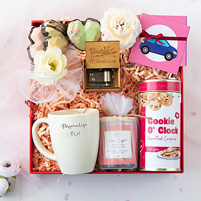 Buy/Send Personalised Melody and Goodies Gift Hamper Online- FNP