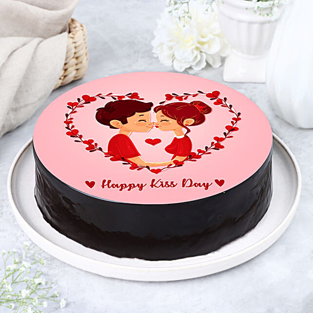 Buy/Send Sweet Kisses Chocolate Photo Cake Online- FNP