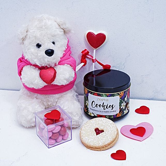 Buy/Send Loveable Treats and Teddy Surprise Online- FNP