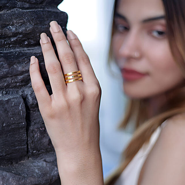 Buy/Send Personalised Name Engravings Special Ring Online- FNP