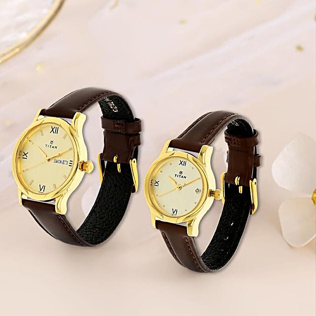 Buy/Send Titan Gold Touch Classic Watch Online- FNP