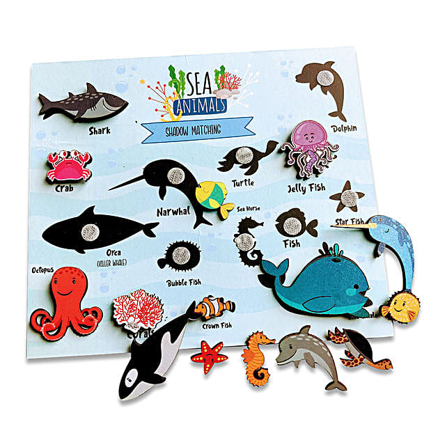 Buy/Send Sea Animal Shadow Matching Activity Online- FNP