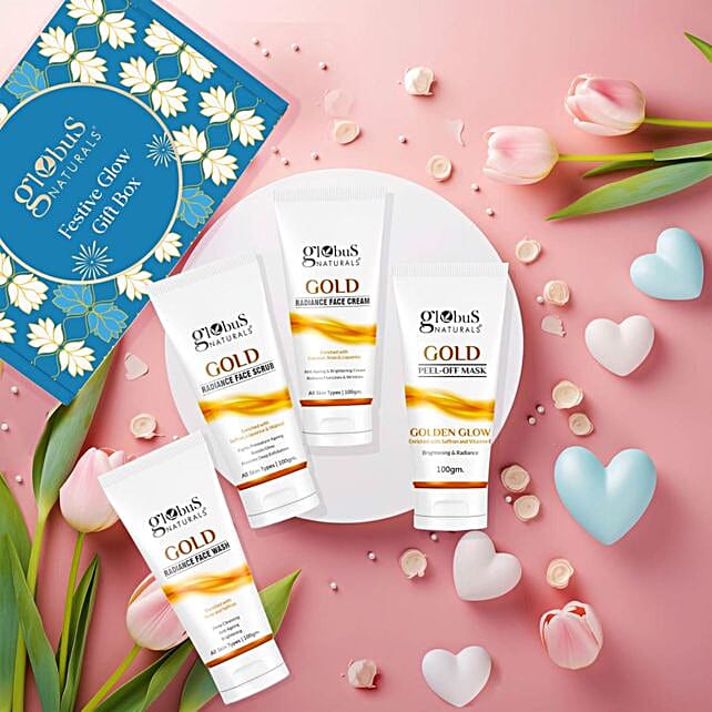 Buy/Send Globus Naturals' Golden Glow Gift Box Online- FNP