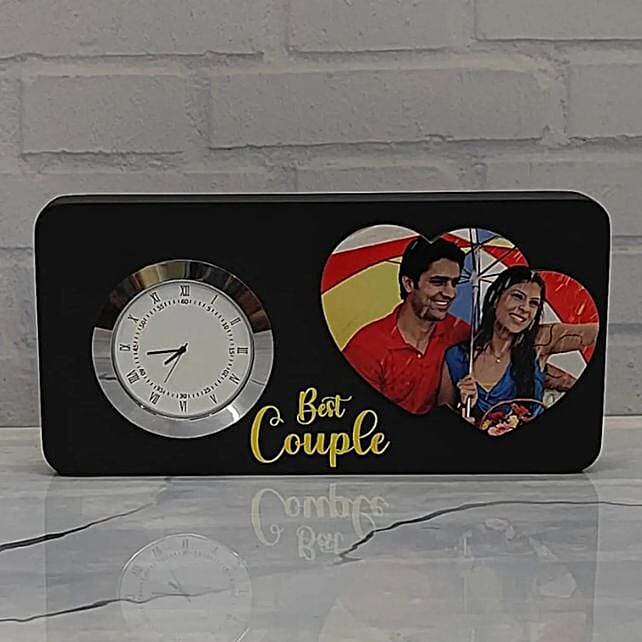 Buy/Send Forever Together Personalised Clock Table Top Online- FNP