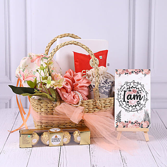 Buy/Send Personalised Mug & Goodies Gift For Her Online- FNP
