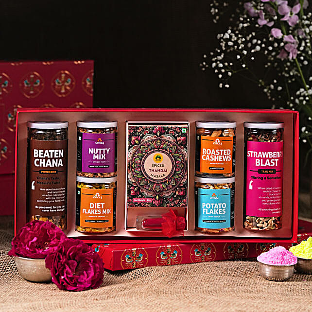 Buy/Send Colourful Goodness Holi Treats Hamper Online- FNP