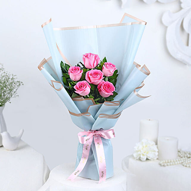Buy/Send Opulent Pink Rose Serenade Online- FNP