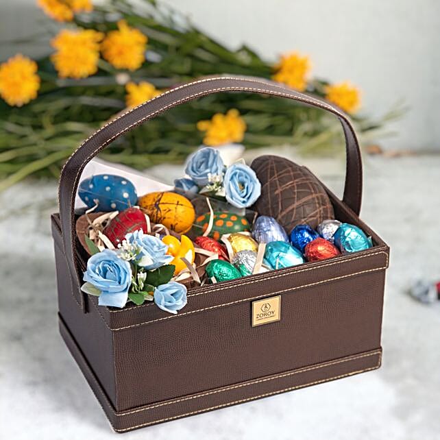 Buy/Send Easter Essentials Chocolate Basket Online- FNP