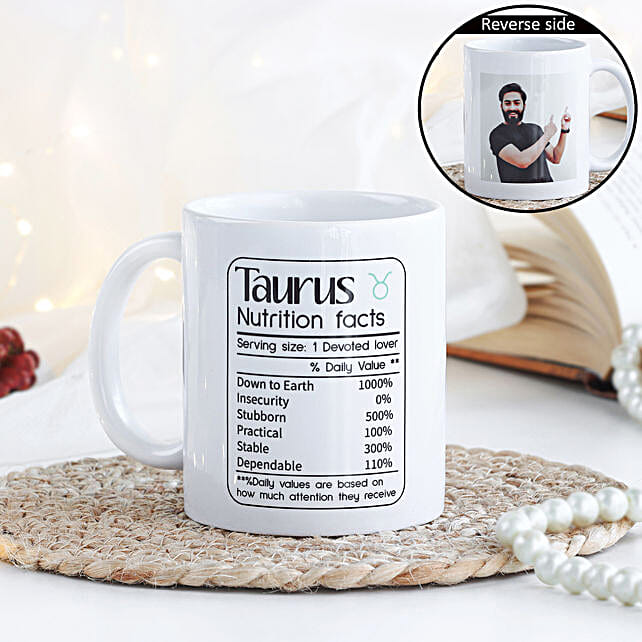 Buy/Send Personalised Taurus Mug Online- FNP