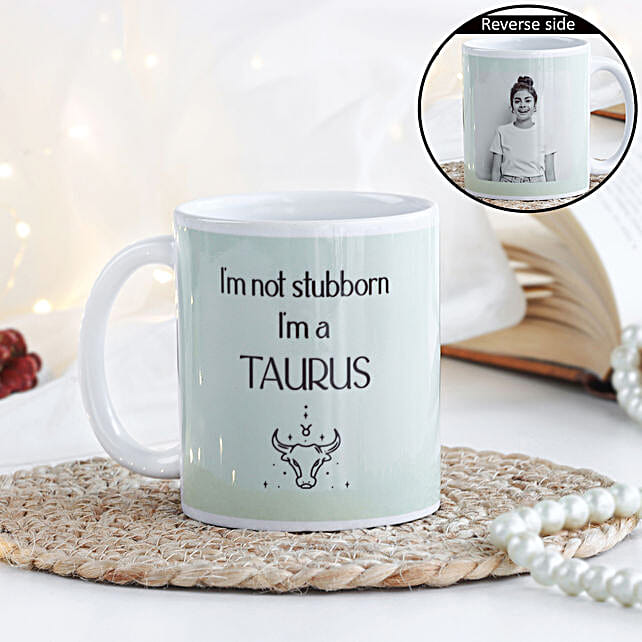Buy/Send Personalised Taurus Mug Online- FNP