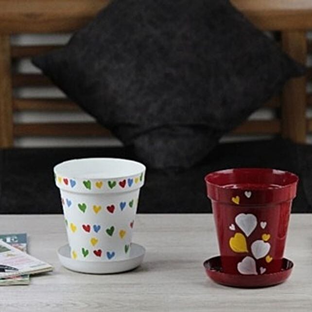Buy/Send Colours of Love Flower Pot Set Online- FNP