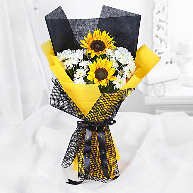 Buy/Send Sunflower Glow Bouquets Online- FNP