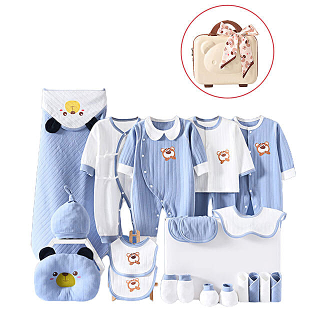 Buy/Send Teddy Surprise Newborn Essentials Hamper Online- FNP