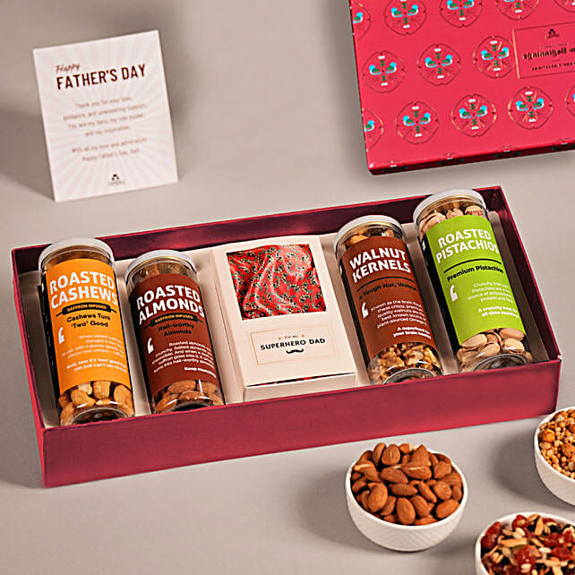 Buy/Send Special Gourmet Nuts Hamper For Dad Online- FNP