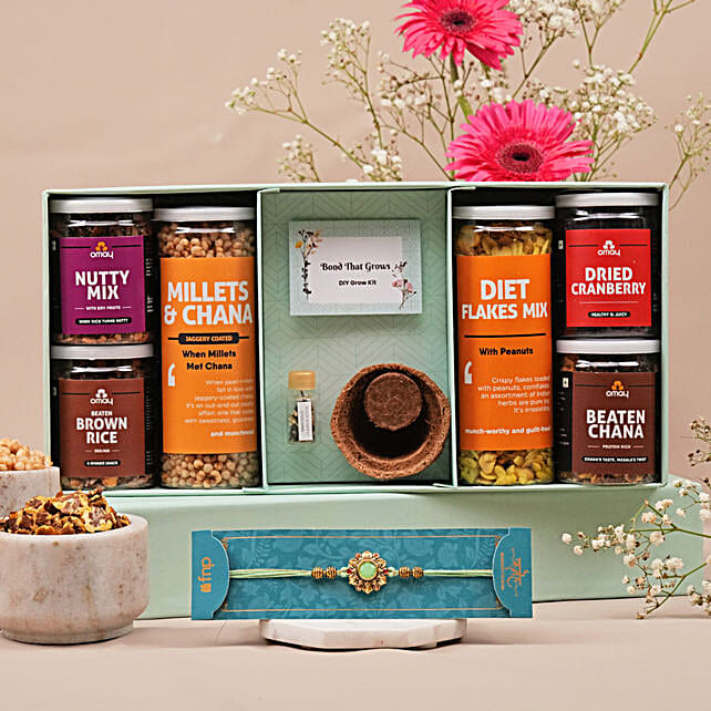 Buy/Send Nutritious Bounty Rakhi Gift Box Online- FNP