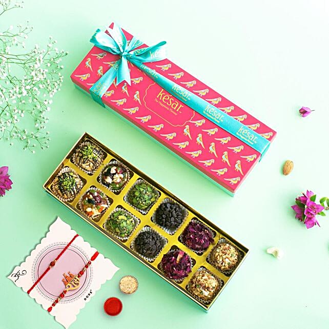 Buy/Send Artisanal Premium Assorted Laddoo 12pc Fancy Gift Box Online- FNP
