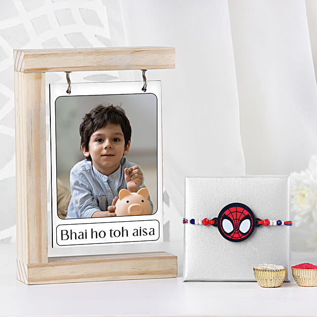 Buy/Send Spider-Man Spectacular Rakhi Gift Online- FNP