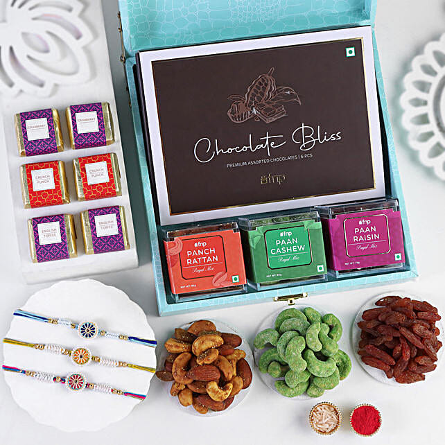 Buy/Send Sweet Treats Rakhi Gift Box Online- FNP