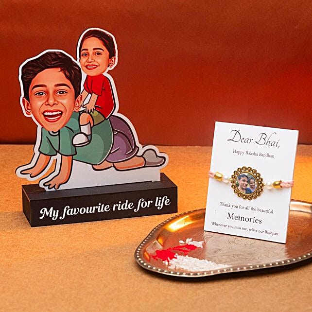 Buy/Send My Favourite Ride for Life Rakhi Combo Online- FNP