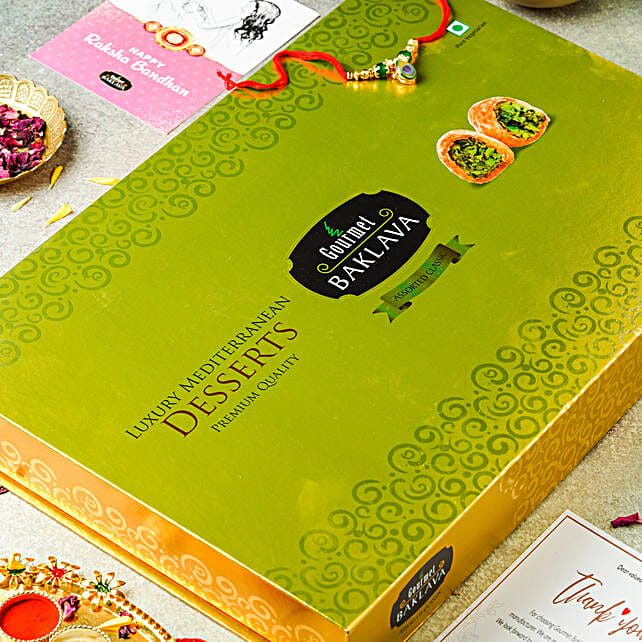 Buy/Send Gourmet Rakhi Sweet Bond Gift Box Online- FNP