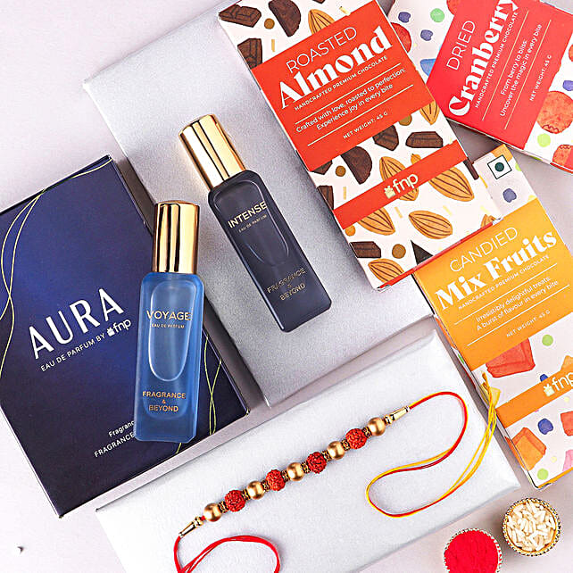Buy/Send Rudraksha Blessings & Perfume Combo Online- FNP