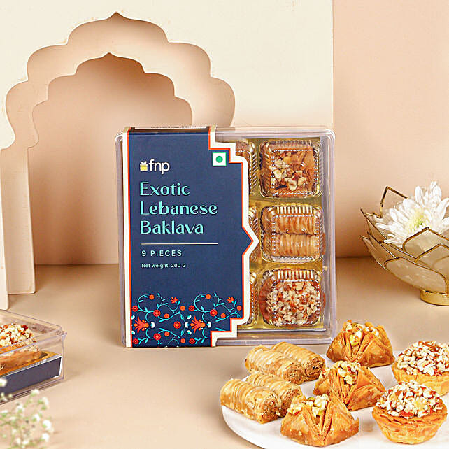 Buy/Send Luxurious Lebanese Assorted Baklava Box Online- FNP