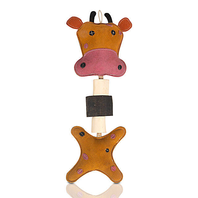 Buy/Send Pawpourri Cute Cow Chew Toy For Pets Online- FNP