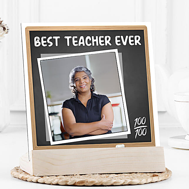 Buy/Send Best Teacher Ever Photo Frame Keepsake Online- FNP