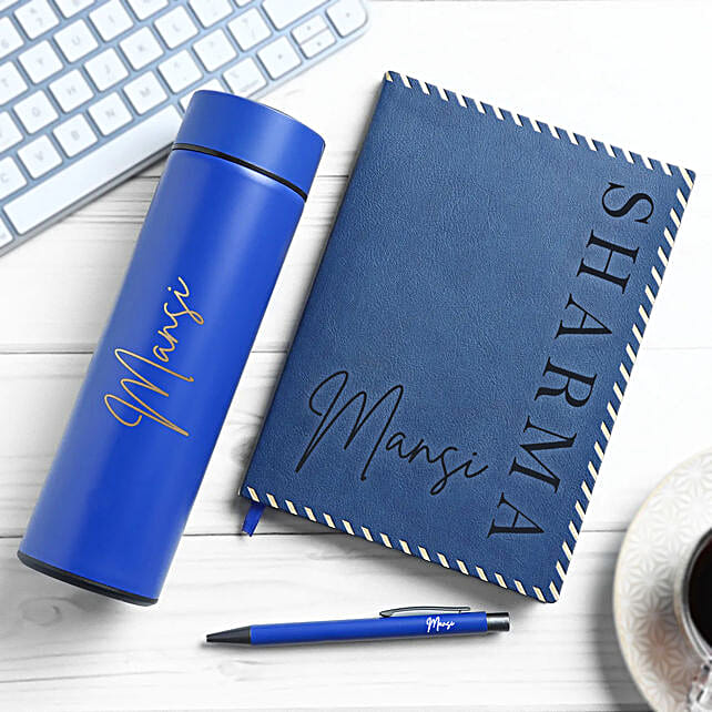 Buy/Send Personalised Desk Essentials Gift Combo Online- FNP