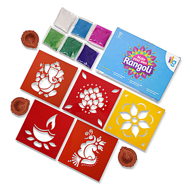 Buy/Send Diwali Illumination DIY Rangoli Kit Online- FNP