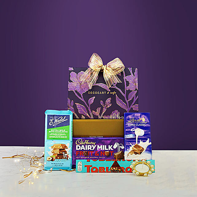 Buy/Send Diwali Luxe Chocolate Glow Box Online- FNP