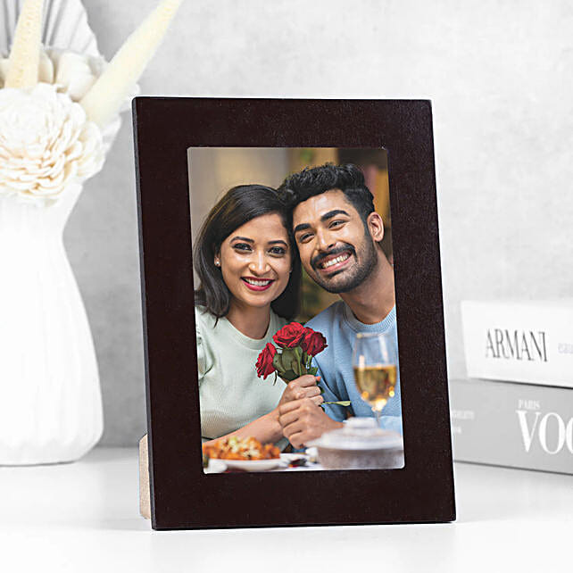 Buy/Send Personalised Classic Walnut Photo Frame Online- FNP