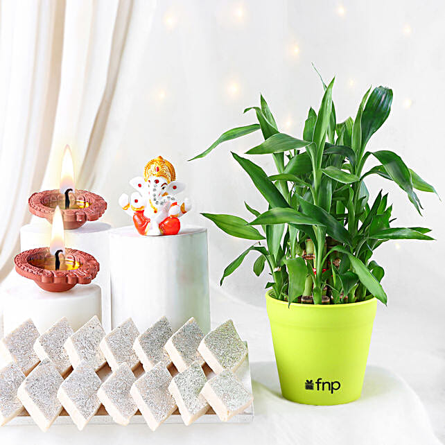 Buy/Send Bamboo Serenity Diwali Set Online- FNP
