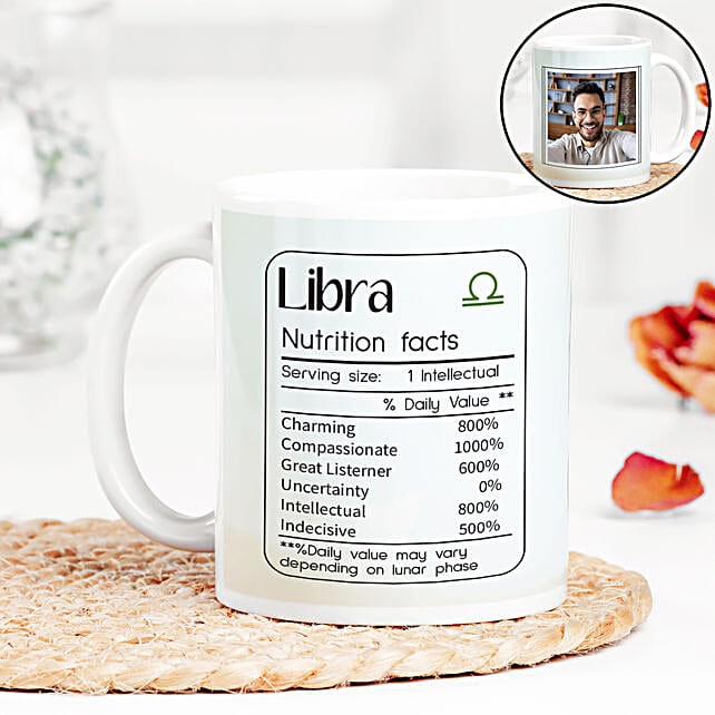 Buy/Send Personalised Libra Individual Gift Mug Online- FNP
