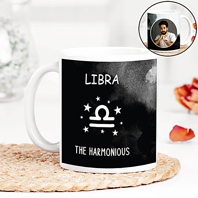 Buy/Send Personalised Harmonious Libra Gift Mug Online- FNP