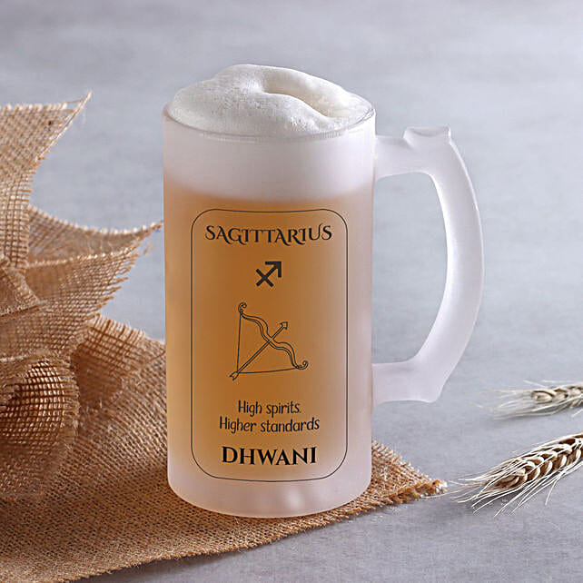 Buy/Send Personalised Sagittarius High Spirits Beer Mug Online- FNP