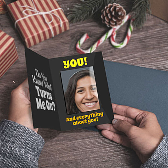 Buy/Send Who Turns Me On Mirror Card Online- FNP