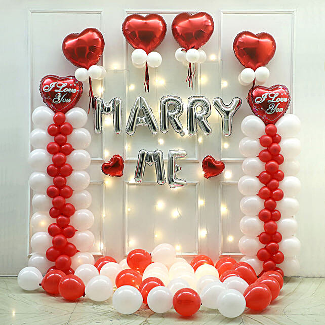 Buy/Send Marry Me Balloon Arrangement Online- FNP