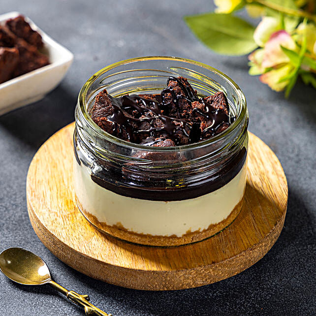 Buy/Send Brownie Cheese Jar Cake Online- FNP