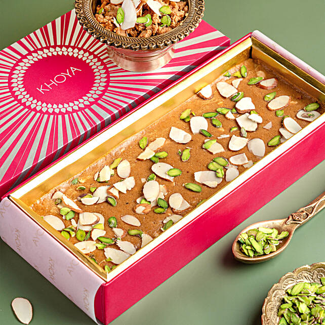 Buy/Send Festive Bliss Chana Barfi Box Online- FNP