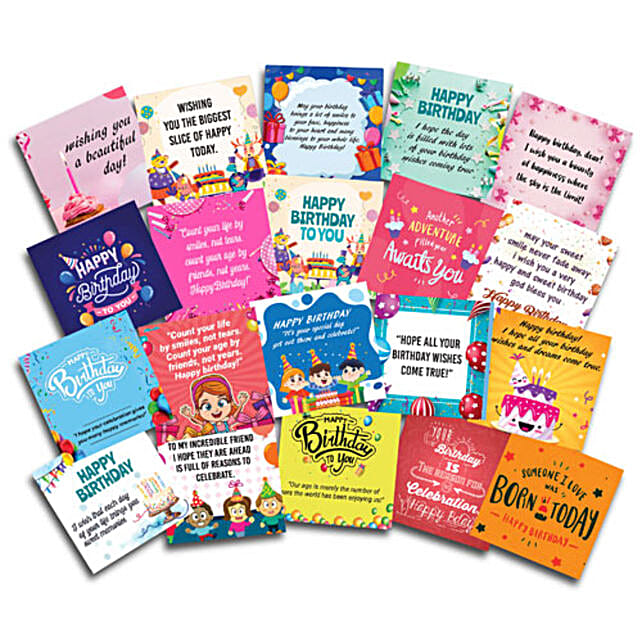 Buy/Send Cute Birthday Message Card Set Online- FNP