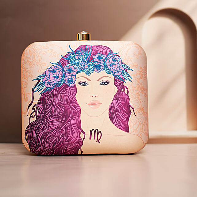 Buy/Send Virgo Sun Sign Customised Clutch Online- FNP