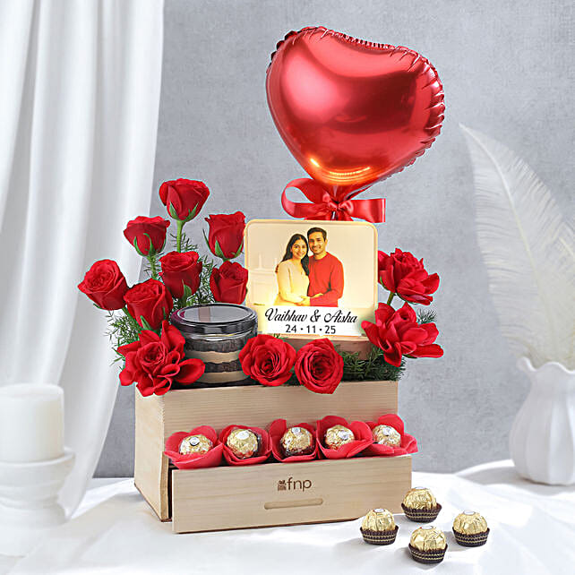 Buy/Send Love N Light Anniversary Surprise Hamper Online- FNP