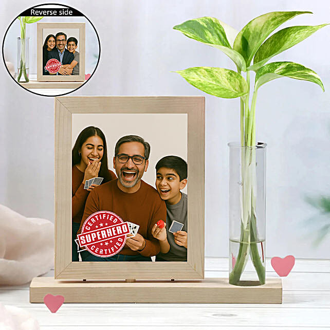 Buy/Send Dad's Rotating Green Memory Frame Online- FNP