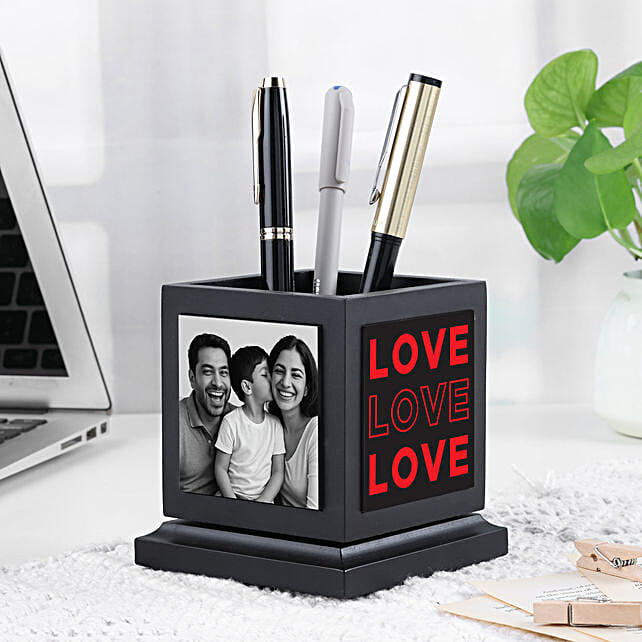 Buy/Send Custome Rotating Pen Stand Online- FNP