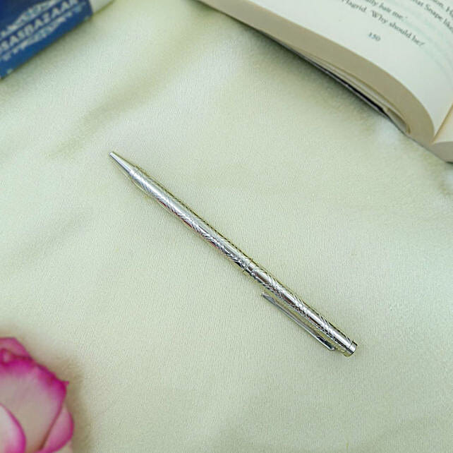 Buy/Send Sterling Silver N Ballpoint Pen Online- FNP